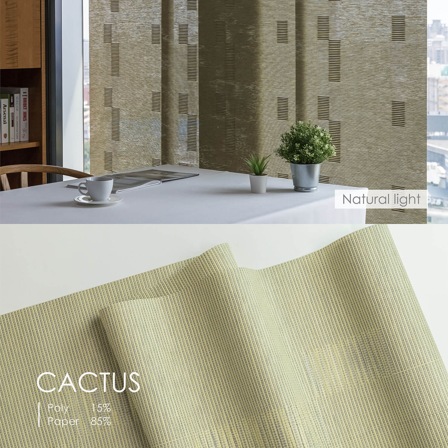 Deluxe Adjustable Sliding Panel Track Blinds | GoDear Design