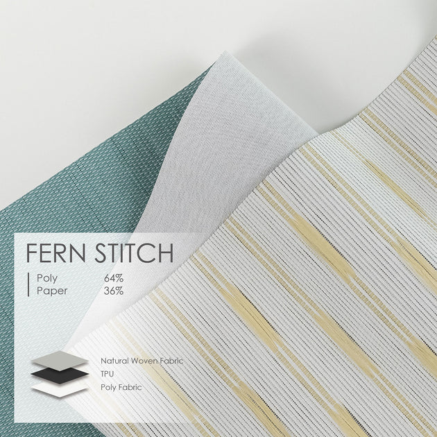 Privacy blinds for sliding glass doors | Fern Stitch | GoDear Design