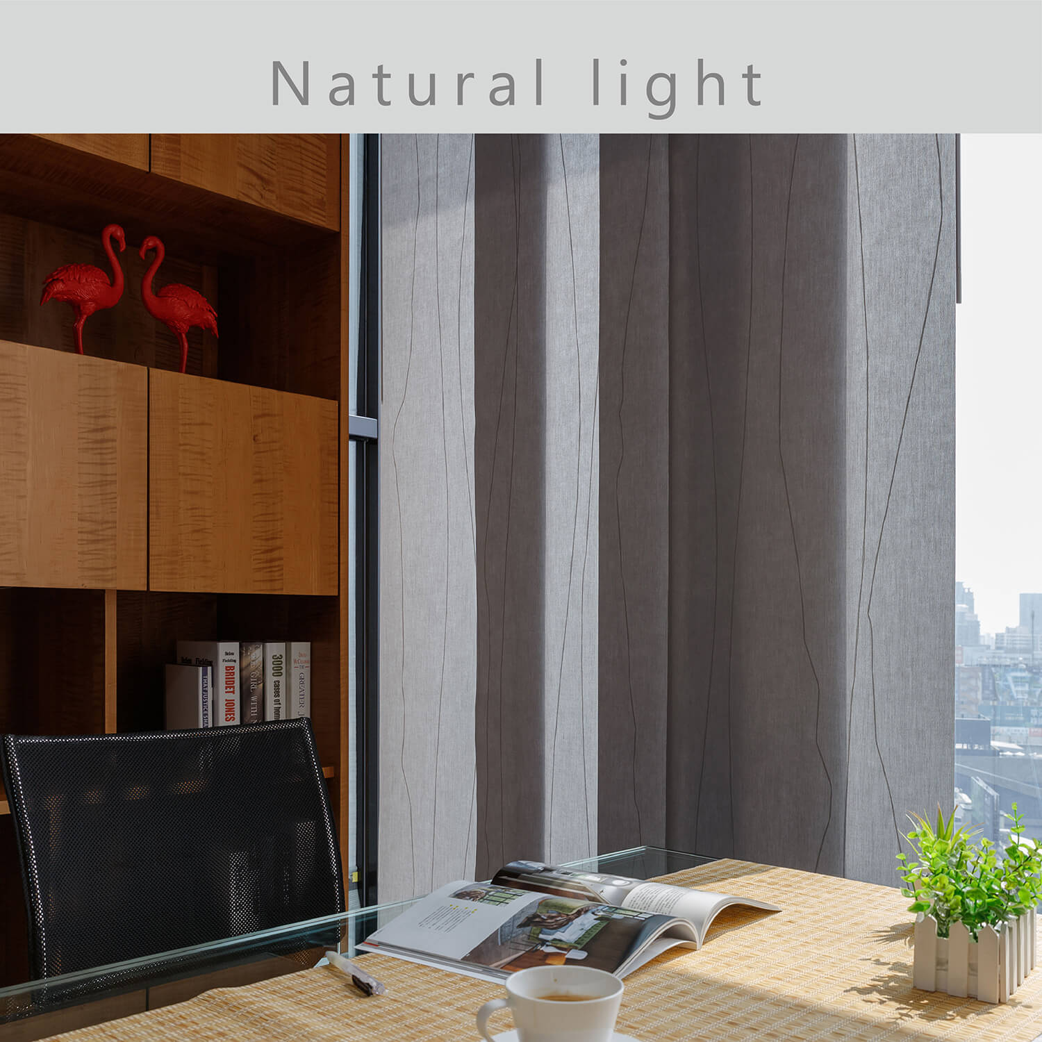 Vertical Blinds for large window | Hide & Seek Series | GoDear – GoDear ...