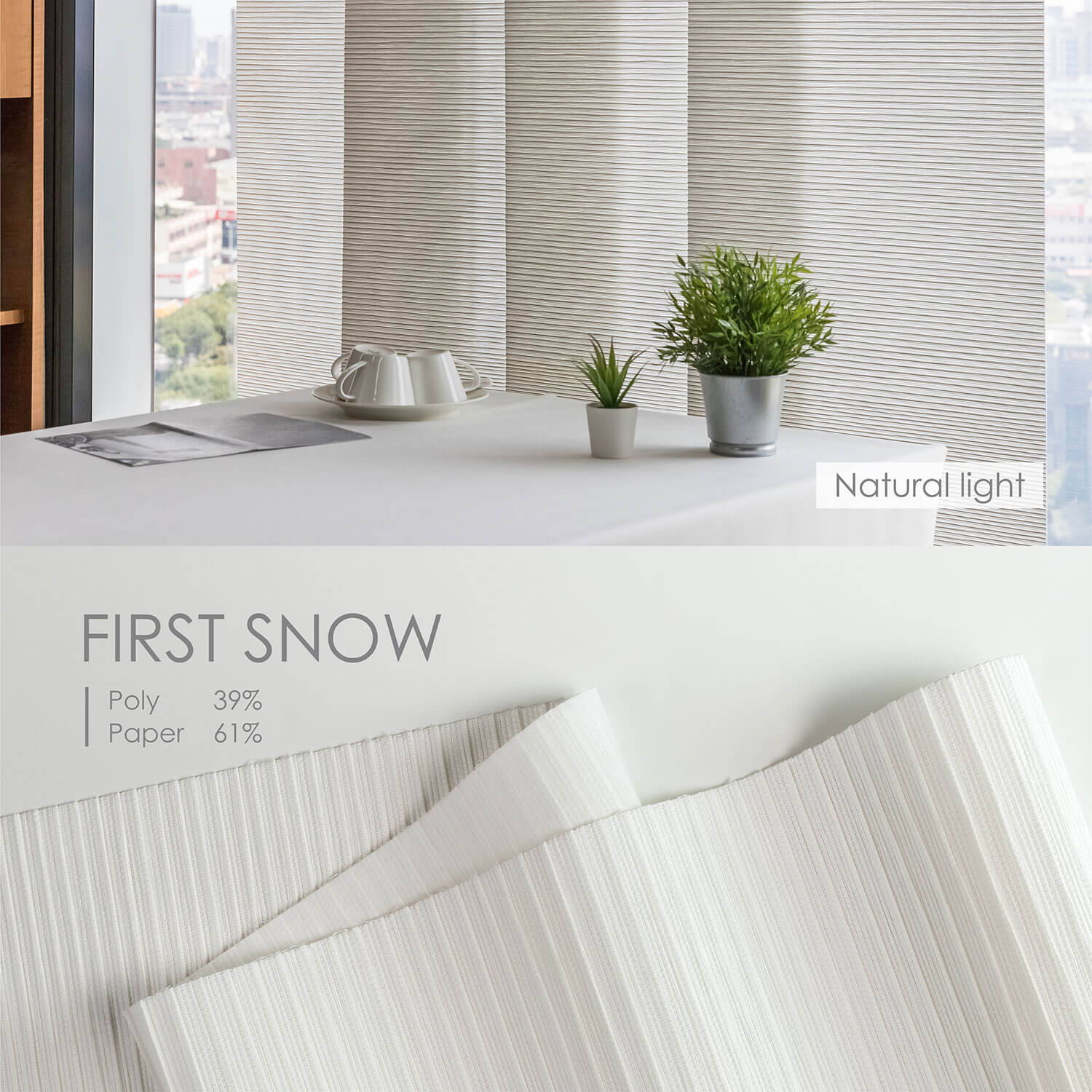 Deluxe Adjustable Sliding Panel Track Blinds | GoDear Design