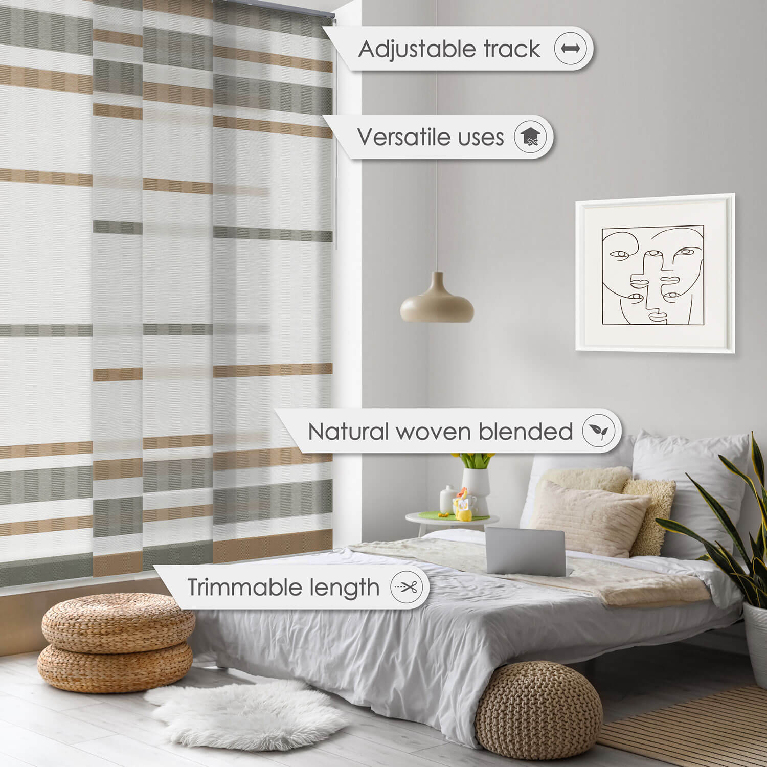 Hanging Room Divider | Dynamic Series | GoDear Design