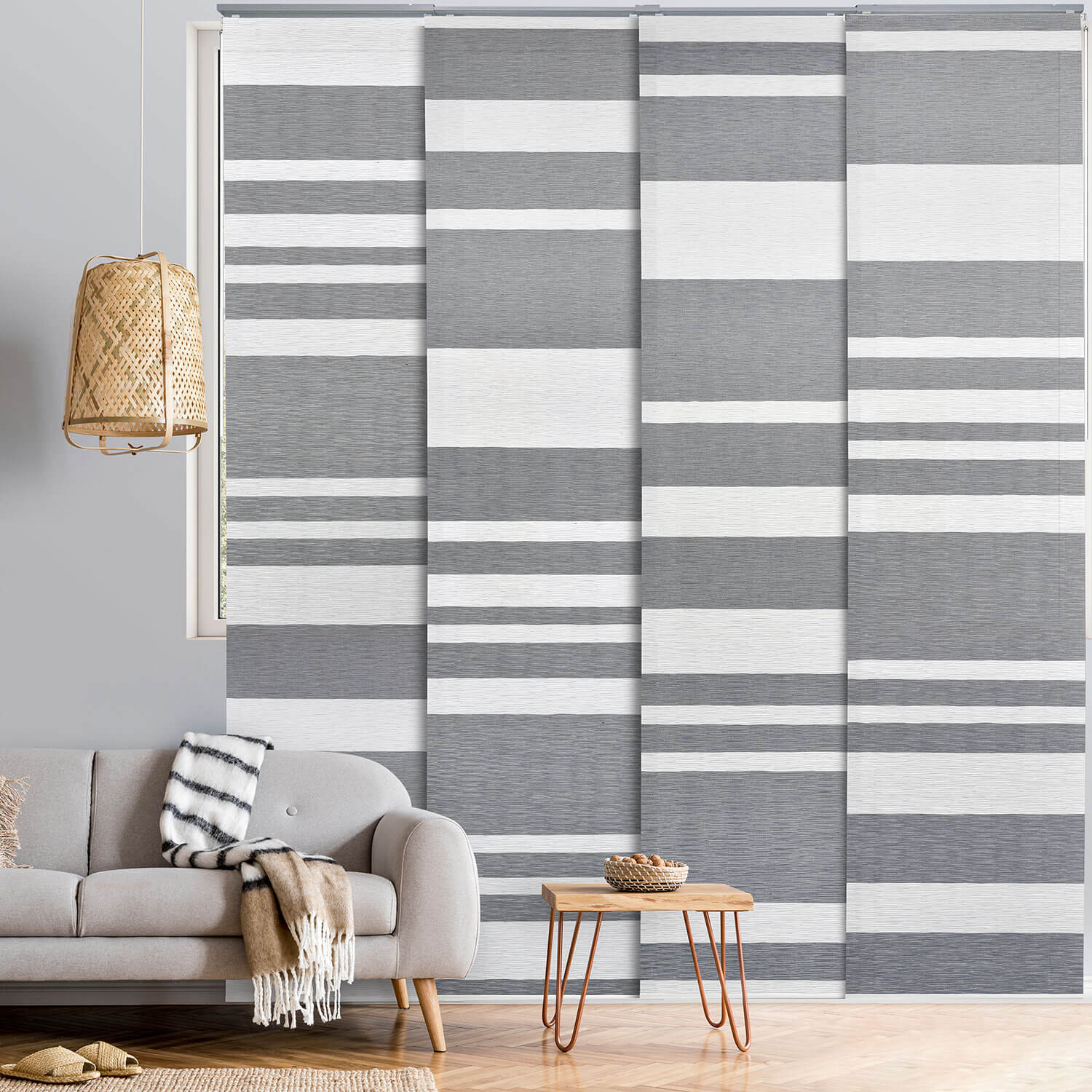 Adjustable Panel Track Blinds | GoDear Design®