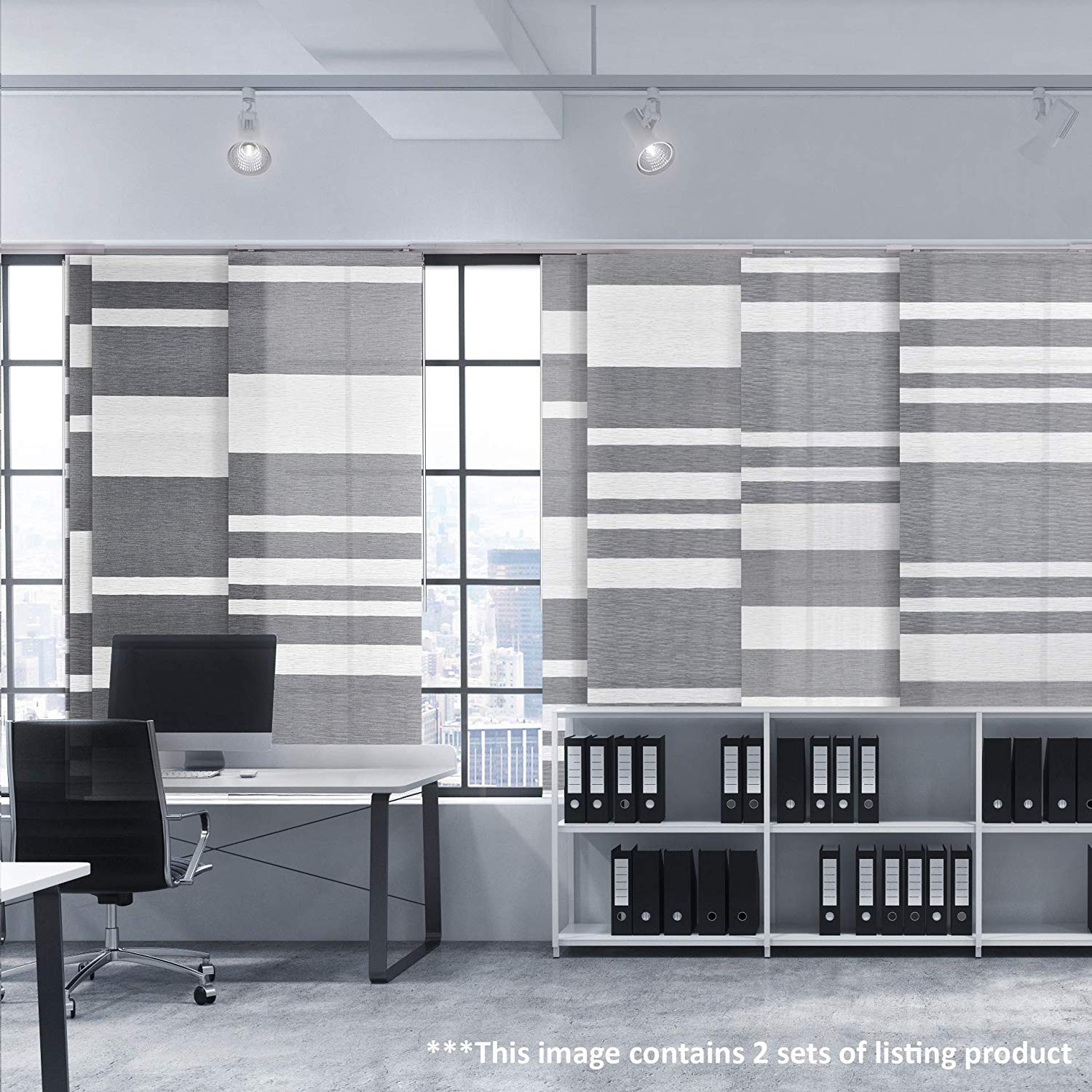 Adjustable Panel Track Blinds | GoDear Design®