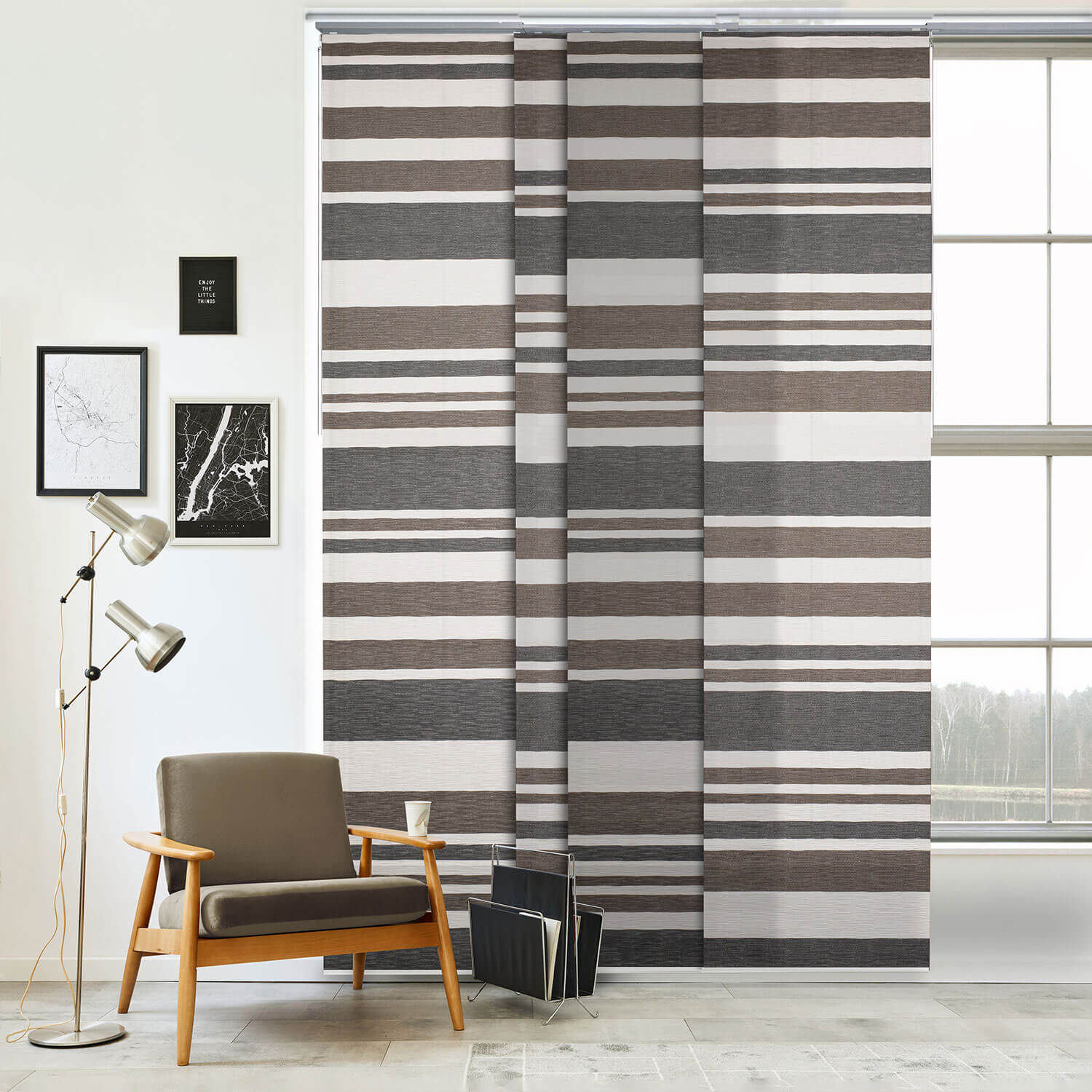 Adjustable Panel Track Blinds | GoDear Design®